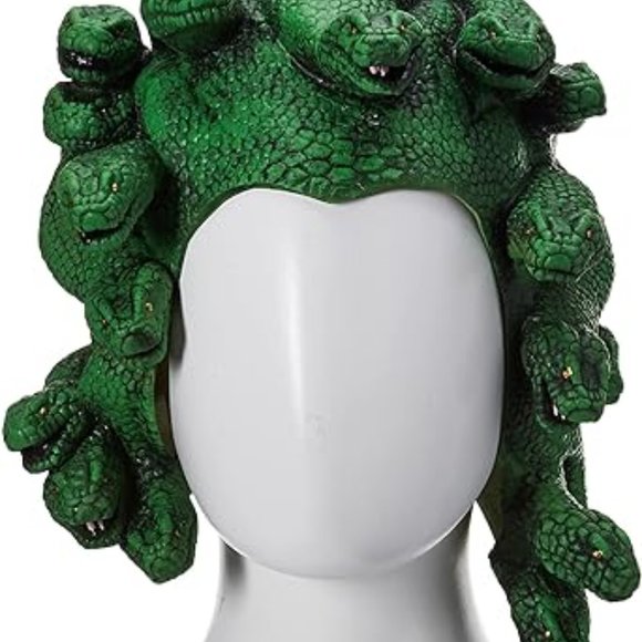 Mask Illusions | Accessories | Vtg Rubies Mask Illusions Latex Medusa ...